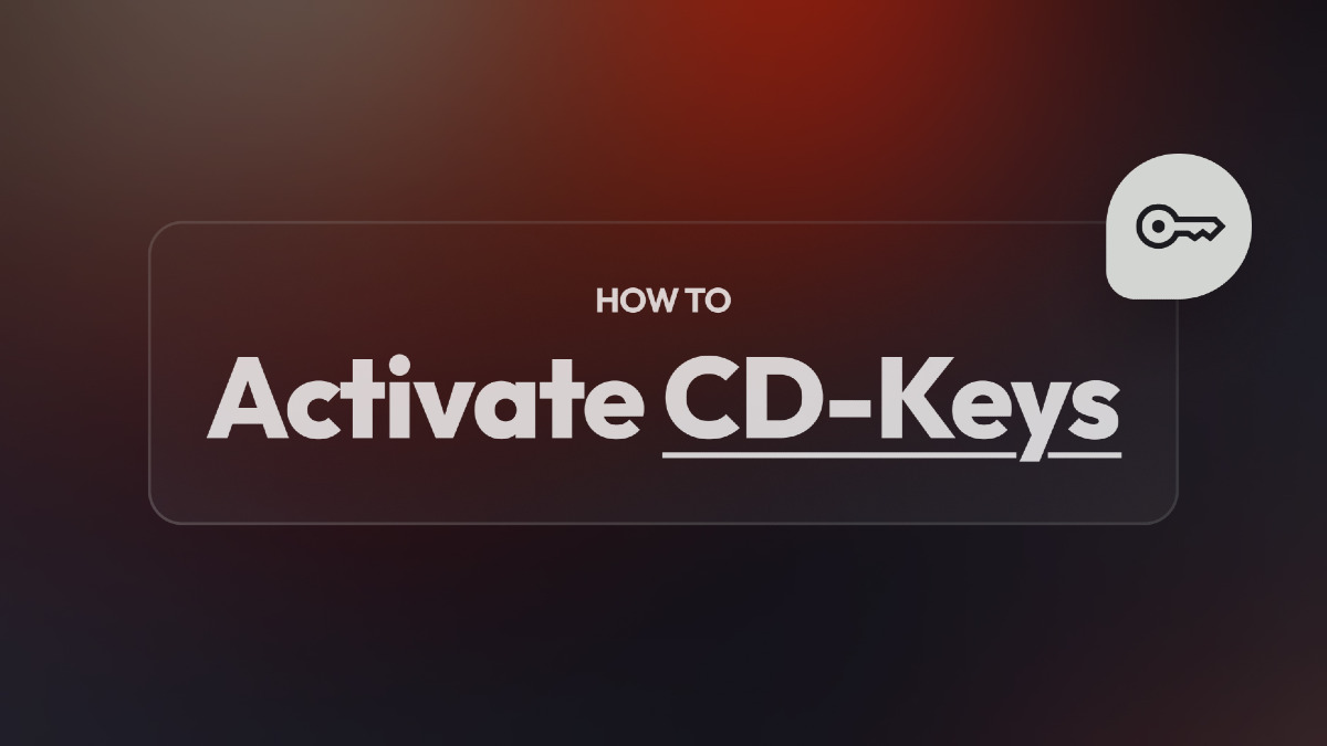 How to activate CD-keys? - Gamescade.com
